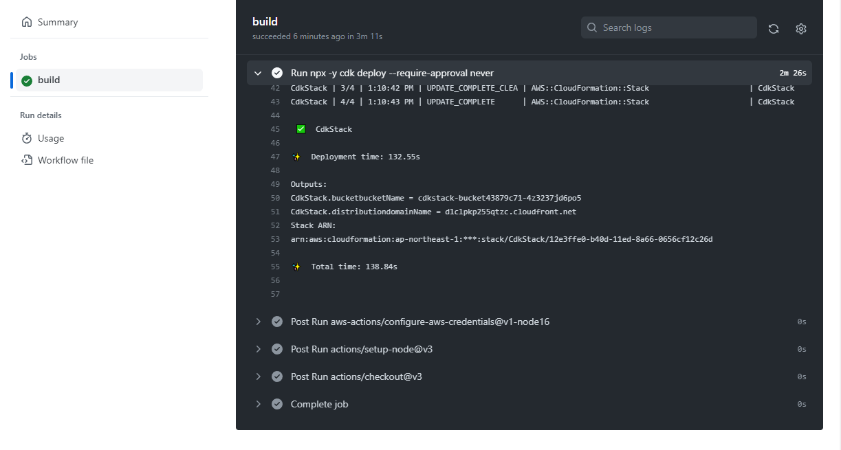 AWS CDKによるAWS環境構築を、GitHub Actionsを使用して自動化するベストプラクティス＜自動化編＞ | FUJISOFT Technical Report